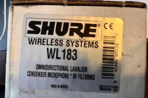 Петличный микрофон Shure WL183