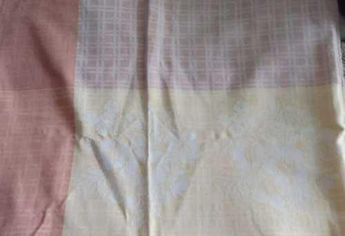 Скатерть лен СССР новая, ткань полотенце