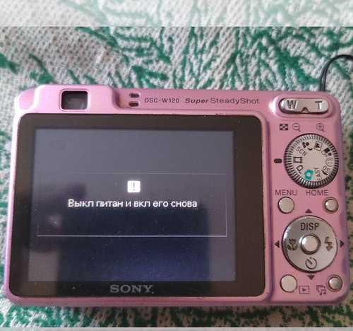 Sony cyber shot w120 на запчасти