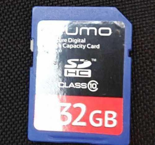 Карта памяти qumo 32GB SD