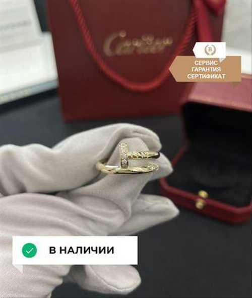 Кольцо Cartier Гвоздь 0,11ct золото 585