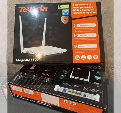 Wifi роутер tenda f300 новый