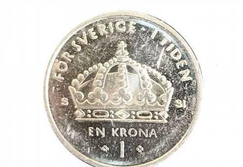 1 крона 2008 г., Швеция