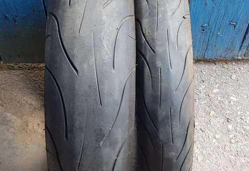 Мотошины 180 55 17 michelin 120 70 17 Road 2