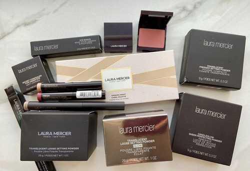 Laura Mercier пудры, тени, бронзер, румяна