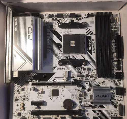 Материнская плата asrock b550m pro se