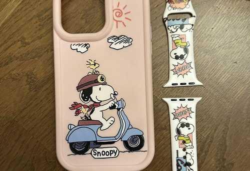 Чехол на iPhone 14 pro max Snoopy