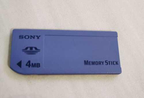 Карта памяти Sony memory stick