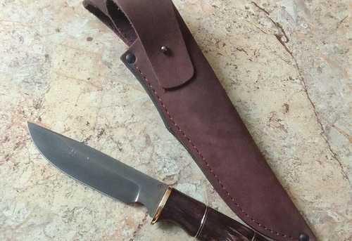 Нож кованый "Полоз" х12мф стаб.карелка 2