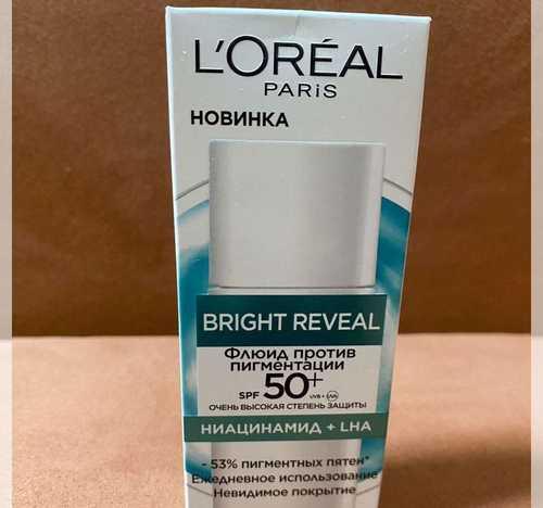 L'Oreal Paris Флюид для лица Bright Reveal SPF50 