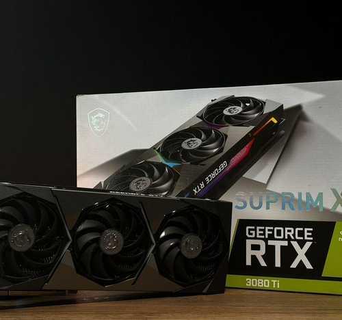 Видеокарта MSI GeForce RTX 3080 ti Suprim X 12G