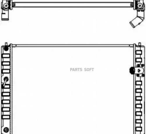 Радиатор охлаждения Инфинити QX50 2014