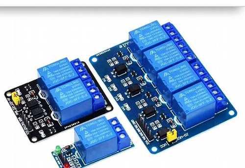 Релейный модуль для Arduino, 5В, 1/2/4 -Канала