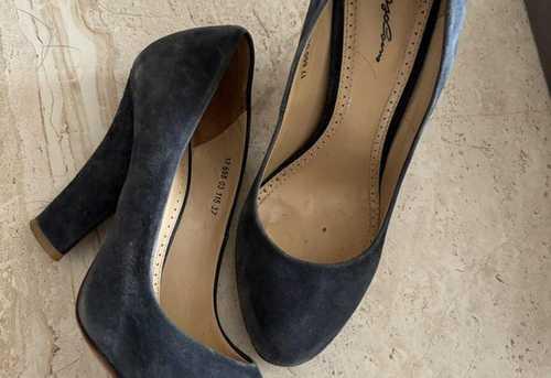 Туфли женские замшевые 37 размер