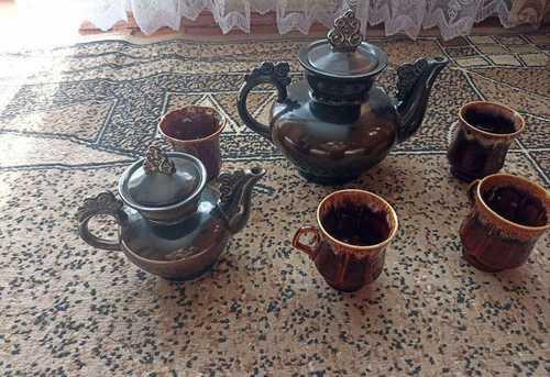 Чайно кофейный сервиз керамика