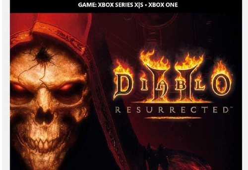 Diablo 2 resurrected xbox ONE XS ключ