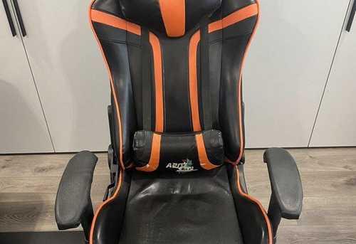 Кресло игровое Aerocool AC120 AIR-BO black orange