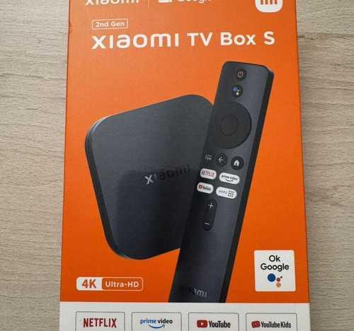 Тв приставка Xiaomi Mi Box S 2nd 4k Ultra HD Gen G