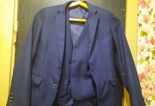 Школьный костюм для мальчика 116 122 синий