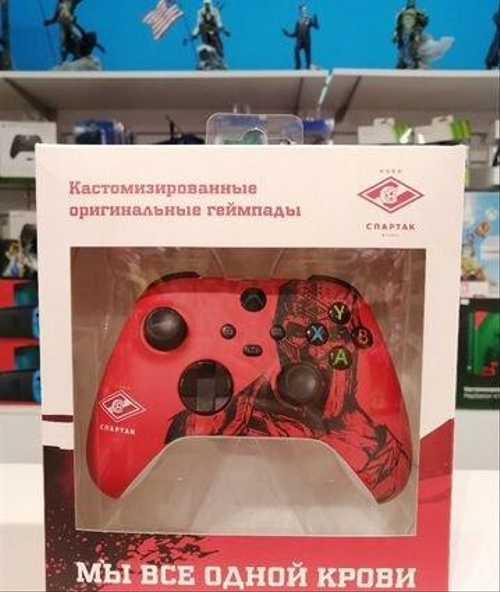 Новый,Редкий,Кастомн,геймпад Xbox "Cпартак"