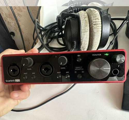 Звуковая карта focusrite scarlett 2i2 3rd gen