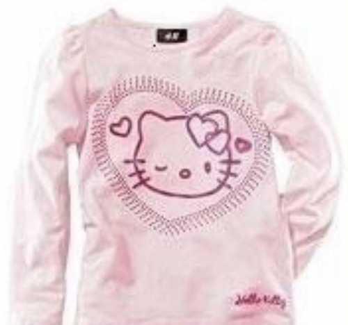 Лонгслив hm 98 104 hello kitty