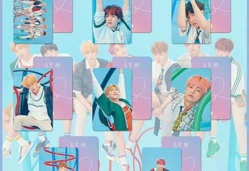Пластиковые карточки BTS Purple (8 штук)