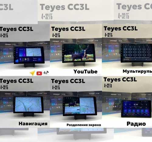 Магнитола Teyes CC3L для Вашего Автомобиля