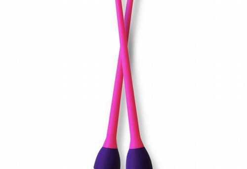 Булавы Pastorelli masha 36см, розовые-фиолетовые