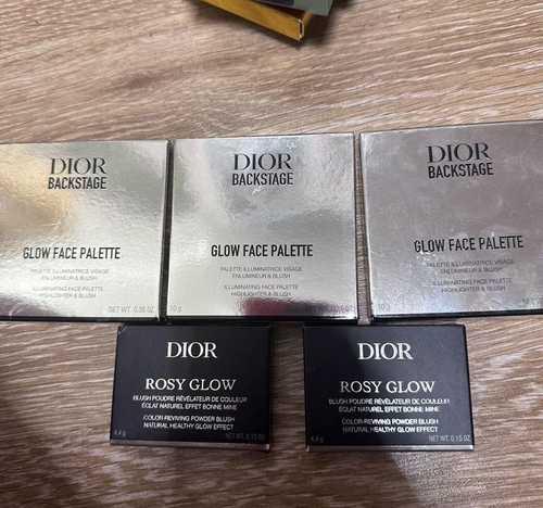 Dior палетка для лица, румяна, оригинал