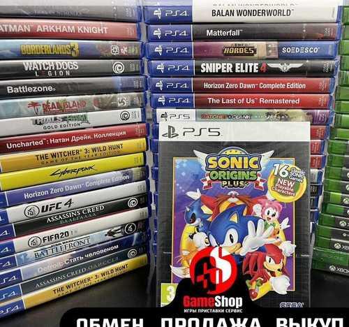 Sonic origins ps5 новый диск