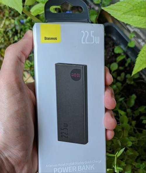 Powerbank Baseus 10000 mAh QC 3.0 22.5watt (новый)