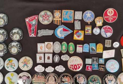 Значки советские коллекция