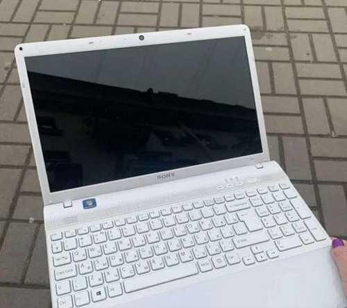 Sony Vaio белый игровой ноутбук на Core i5