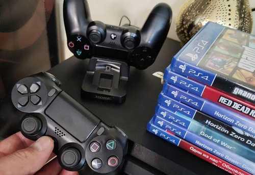 Sony playstation 4 PS4 pro 1tb CUH 7216b с играми