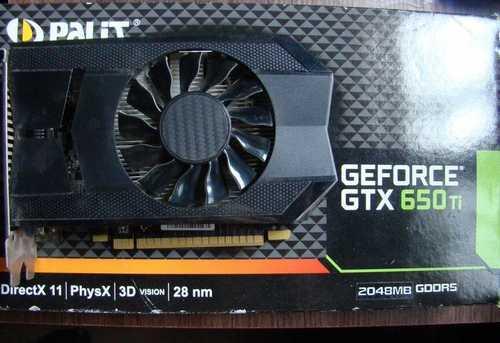 Видеокарта GTX650Ti 2Gb