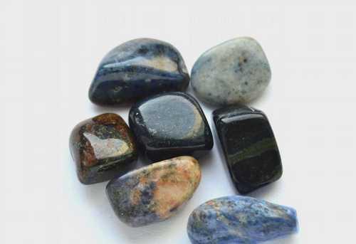 Дюмортьерит камень, набор камней, 9-14 мм