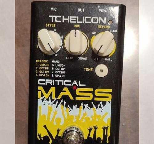 Вокальная педаль TC Helicon Critical Mass