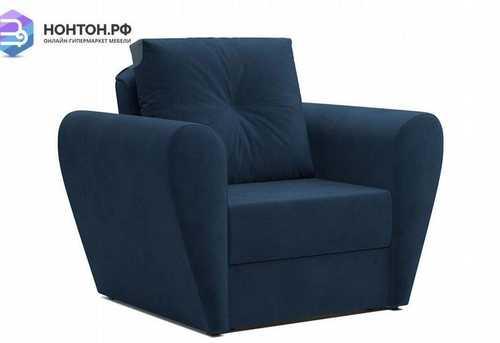 Кресло выкатное Квартет велюр темно-синий