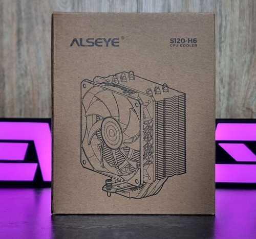 Кулер для процессора Alseye S120-H6 115x/1200/1366