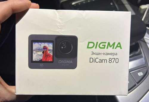 Экшн камера Digma diCam870