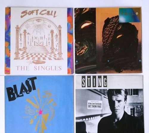 Soft Cell, Yello, Holly Johnson,Sting LP original