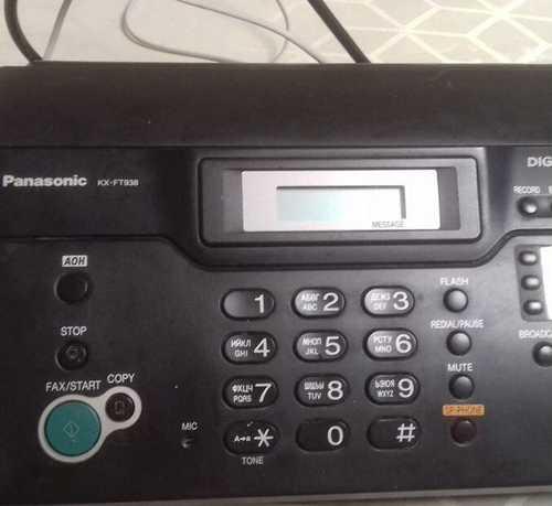 Телефон Panasonic с функцией факса