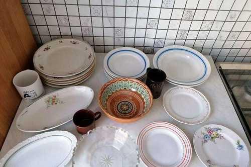 Советская посуда (терелки, кружки). Раритет