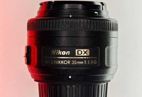 Объектив Nikon Nikkor 35mm f/1.8 G