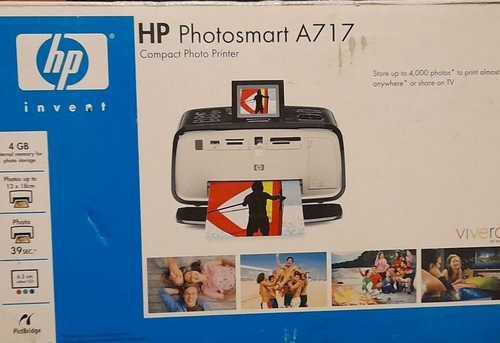 Портативный фотопринтер HP Photosmart A717