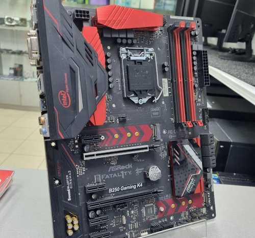 Материнская плата Asrock B250 Fatal1ty Gaming K4 (LGA1151, 4xDDR4, ATX) б/у