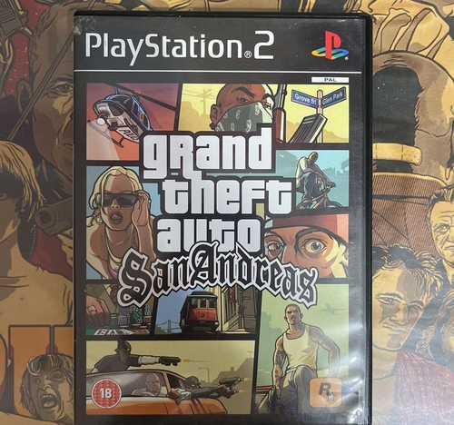 Grand theft auto san andreas ps2