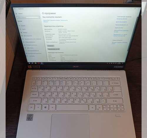 Сенсорный Acer Swift 14", i7-1065G7, 16/256