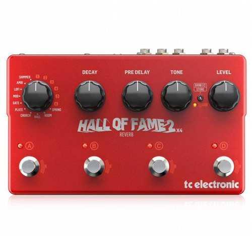 Новый hall OF fame 2 X4 reverb TC Electronic G7215 педаль эффекта реверберации